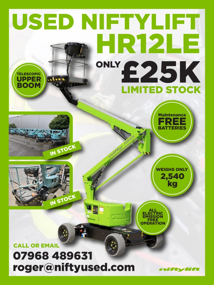 Used Cherry Picker for Sale - Second Hand & Ex-Demo Niftylifts